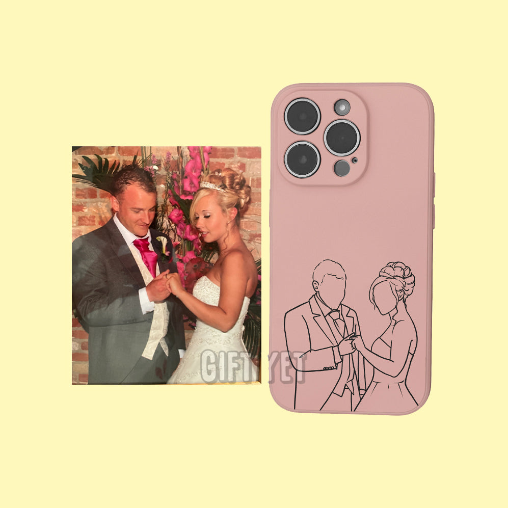 Custom Line Art From Photo iPhone case - Over 20+ Line Art Designs ...